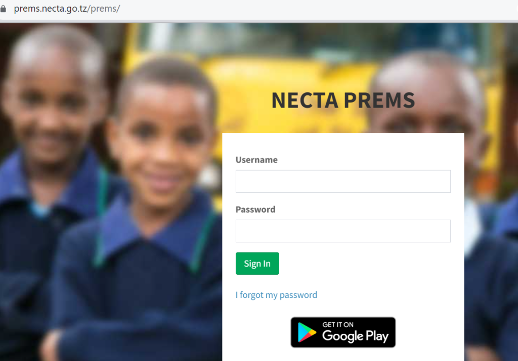 Prems Necta Login and Registration Process - Edutymes